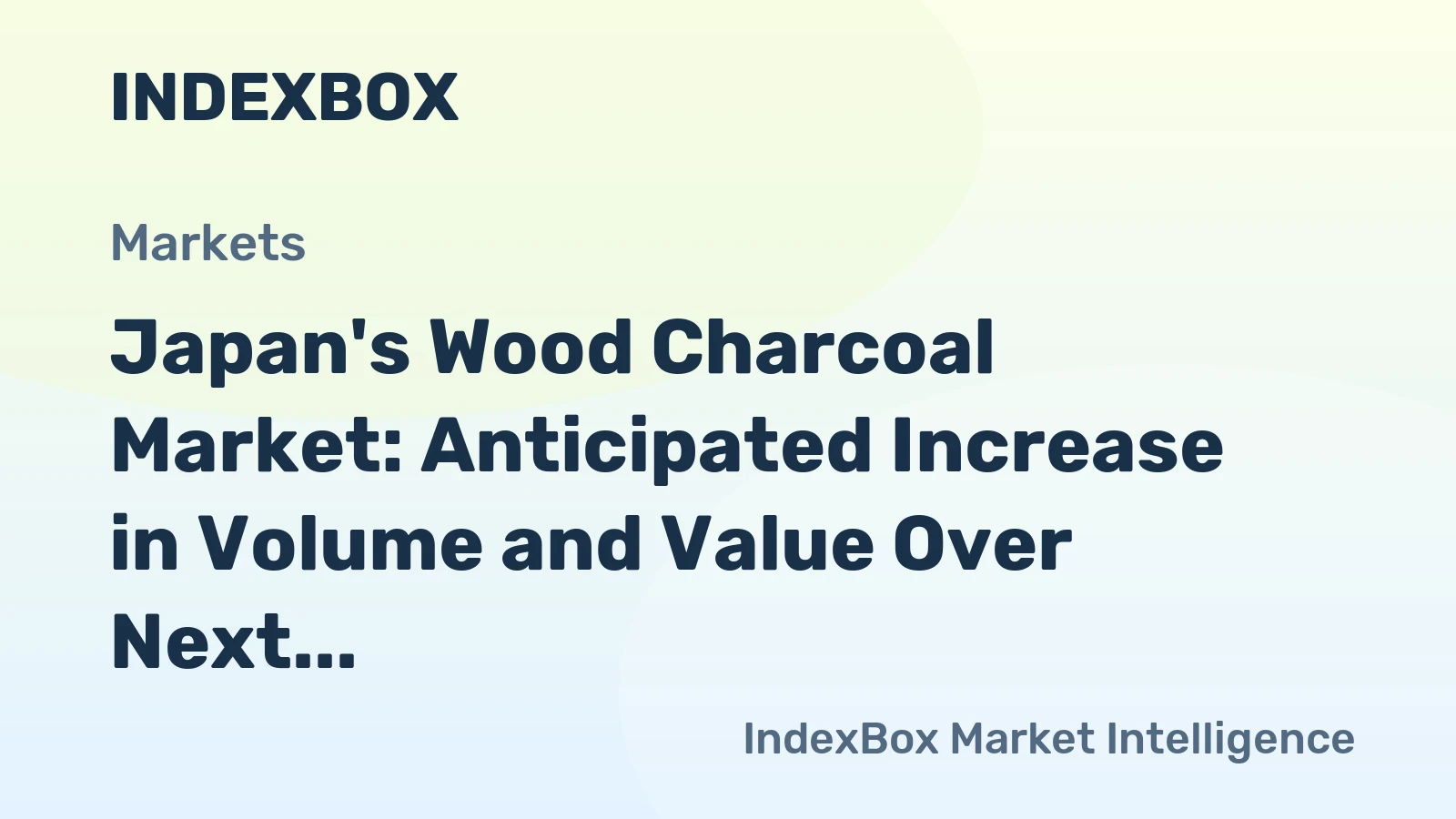 Japan's Wood Charcoal Market: Anticipated Increase in Volume and Value Over Next Decade