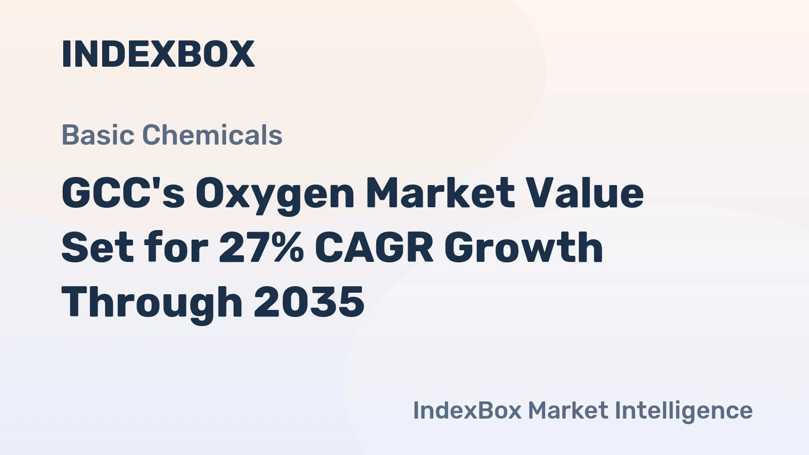 GCC's Oxygen Market Value Set for 27% CAGR Growth Through 2035