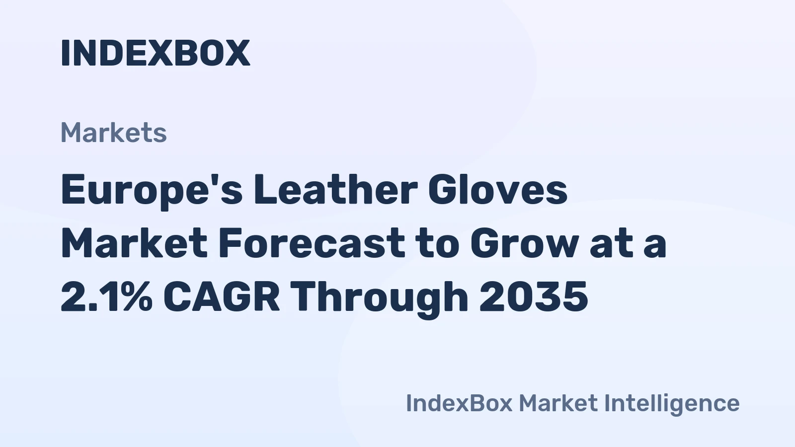 Europe's Leather Gloves Market Forecast to Grow at a 2.1% CAGR Through 2035