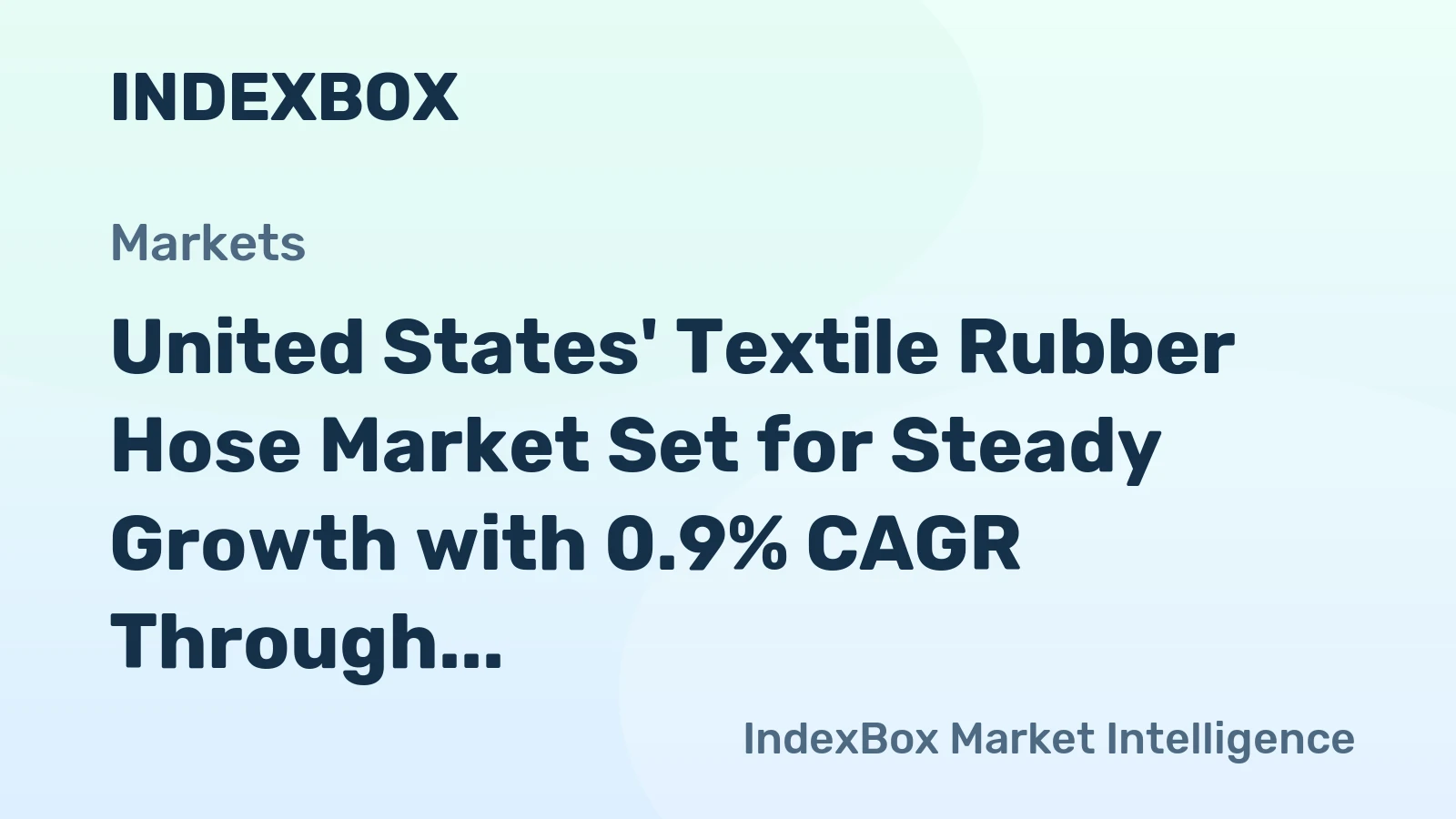 United States' Textile Rubber Hose Market Set for Steady Growth with 0.9% CAGR Through 2035