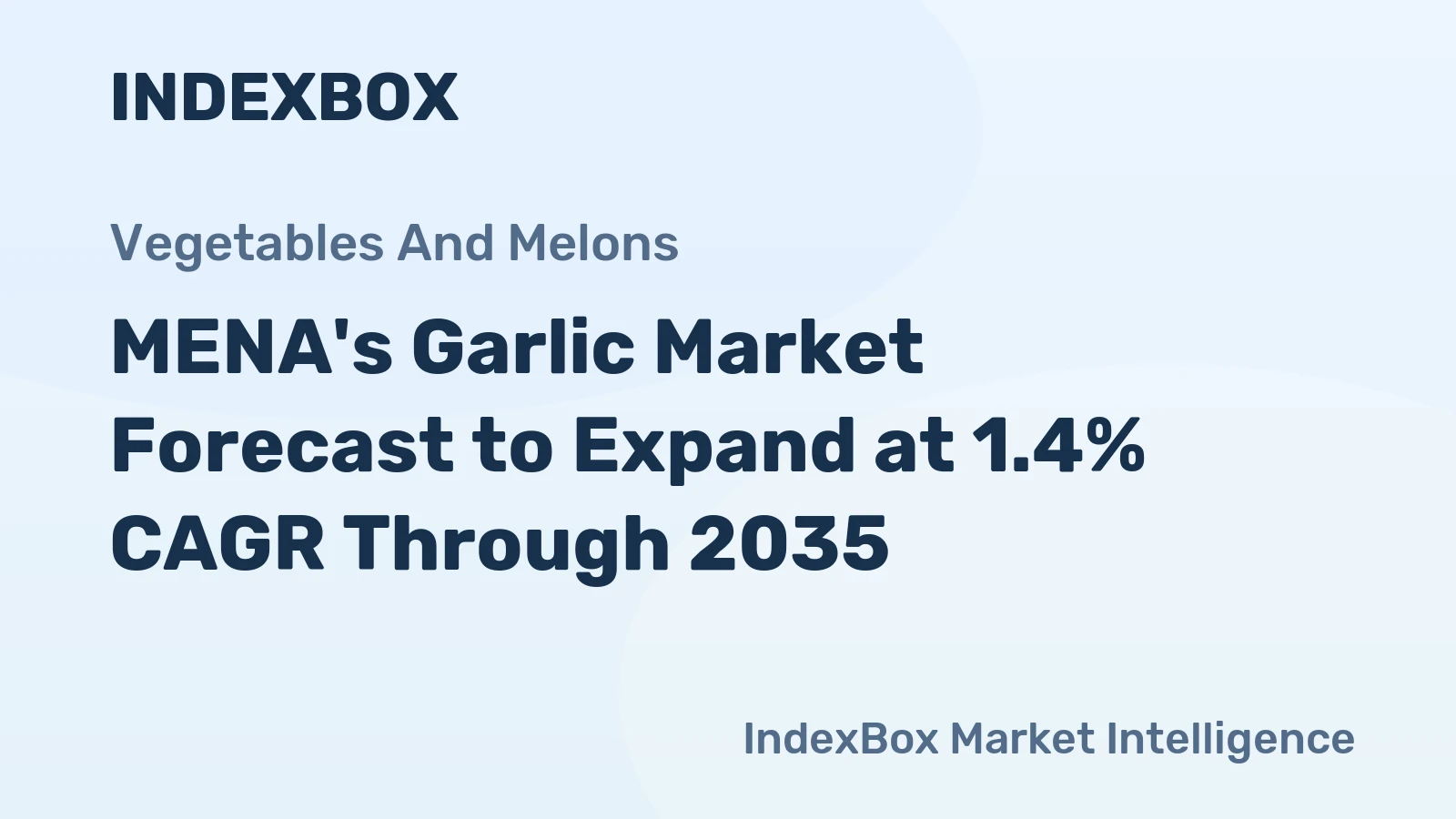 MENA's Garlic Market Forecast to Expand at 1.4% CAGR Through 2035