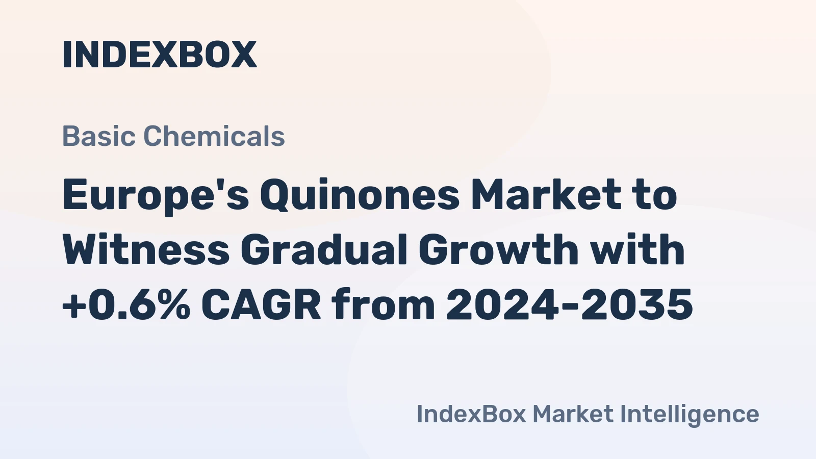 Europe's Quinones Market to Witness Gradual Growth with +0.6% CAGR from 2024-2035