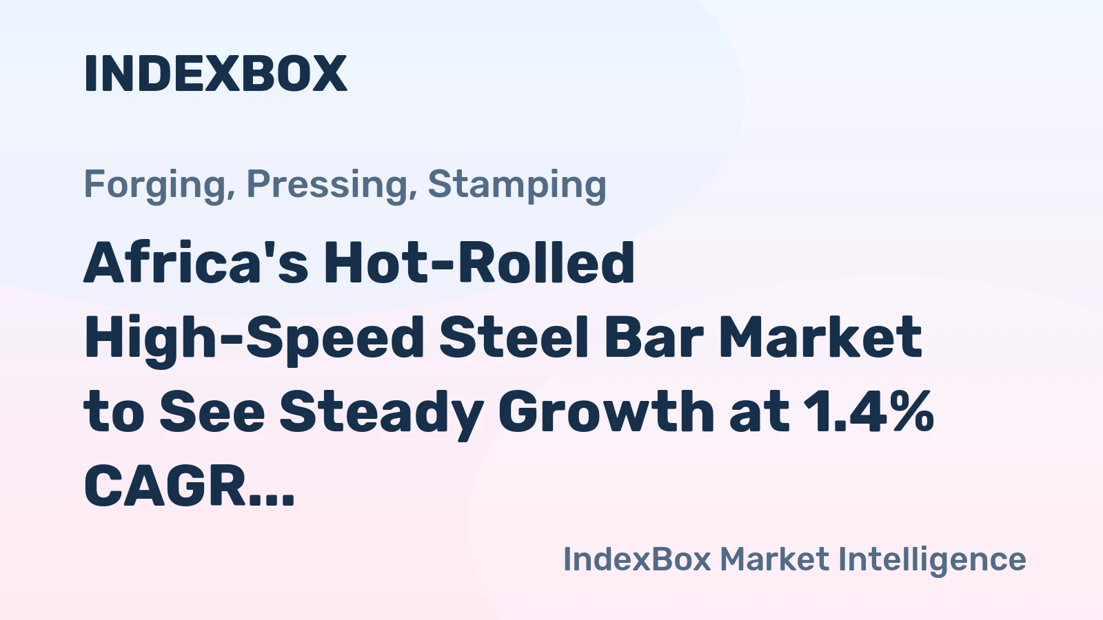 Africa's Hot-Rolled High-Speed Steel Bar Market to See Steady Growth at 1.4% CAGR Through 2035
