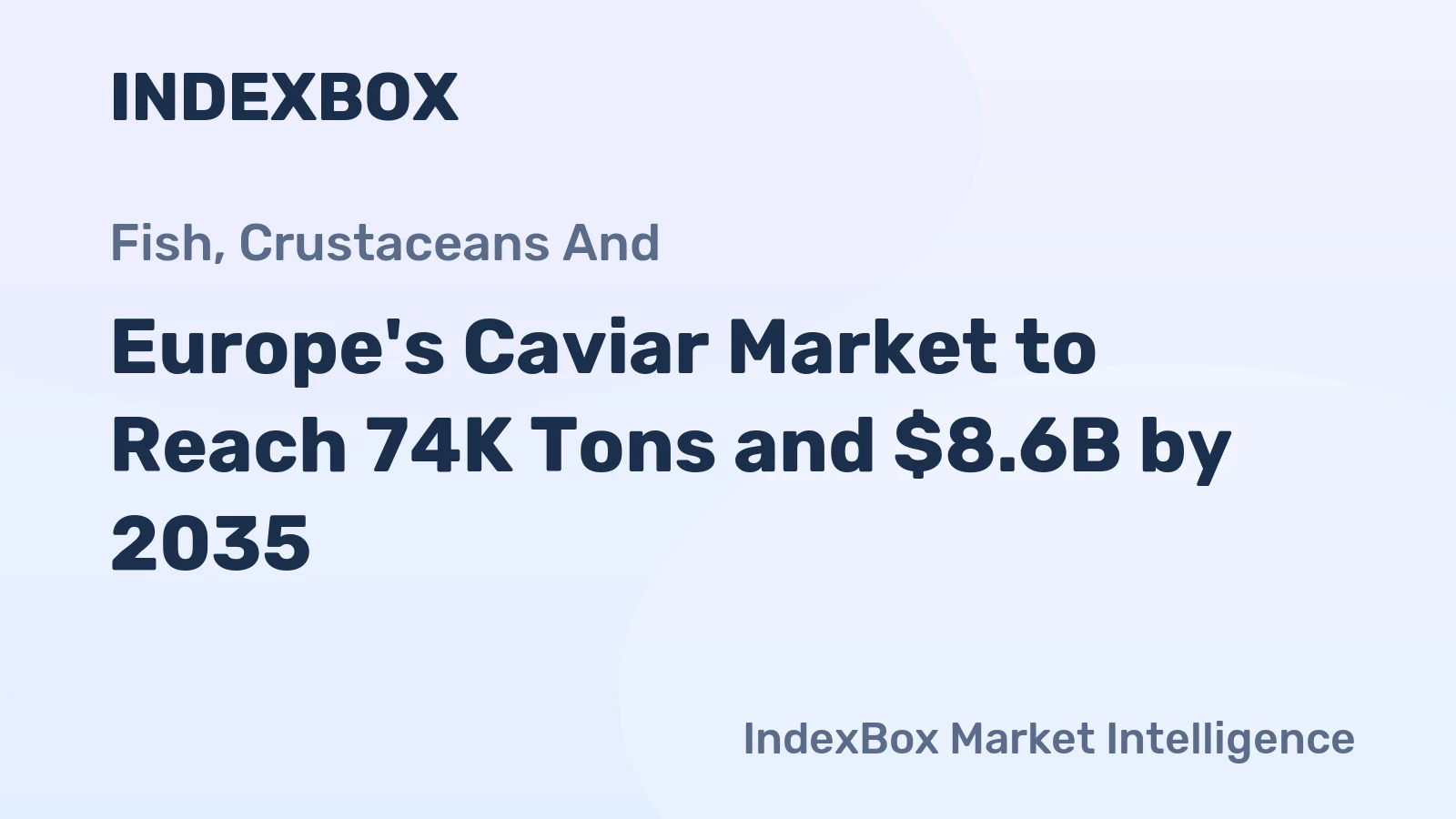 Europe's Caviar Market to Reach 74K Tons and $8.6B by 2035