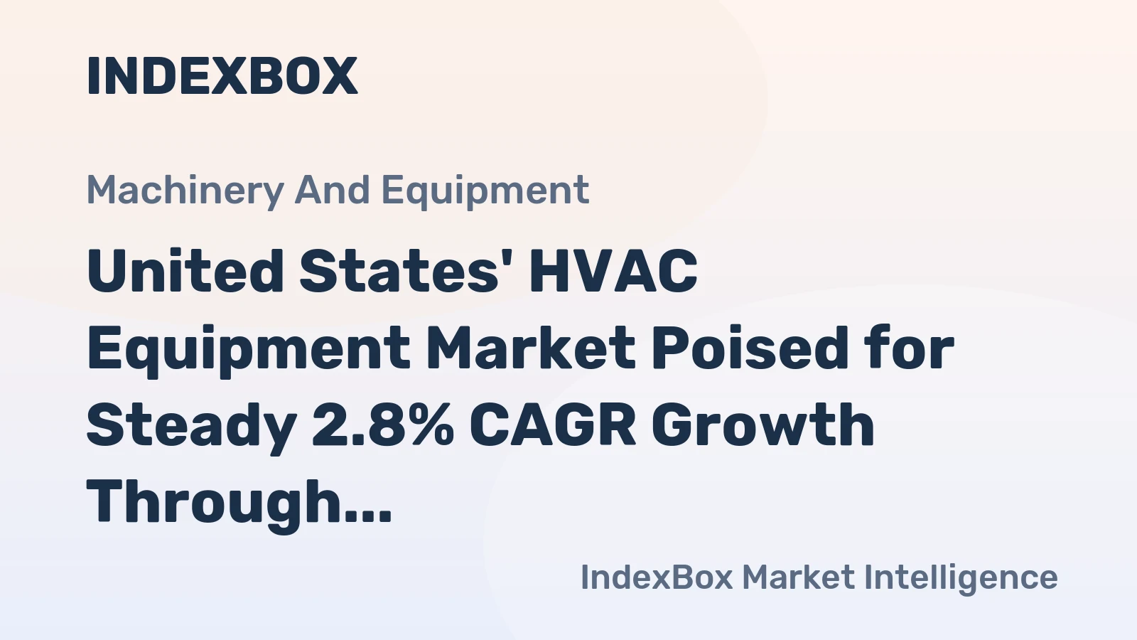 United States' HVAC Equipment Market Poised for Steady 2.8% CAGR Growth Through 2035