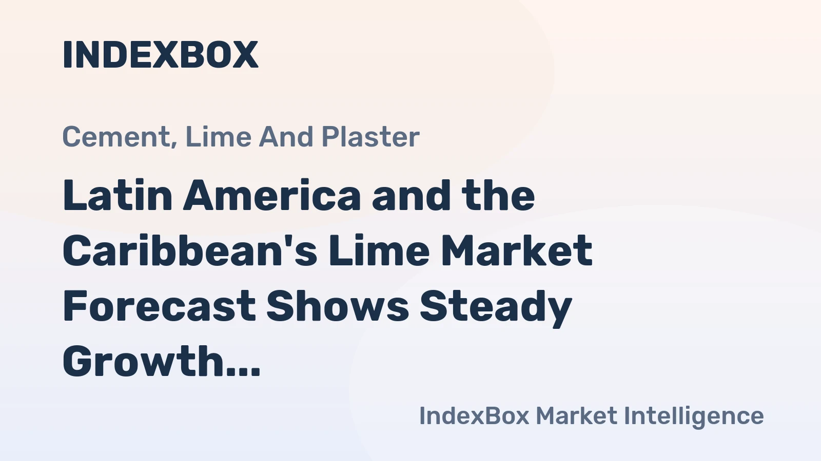 Latin America and the Caribbean's Lime Market Forecast Shows Steady Growth With 2.1% CAGR in Value Terms
