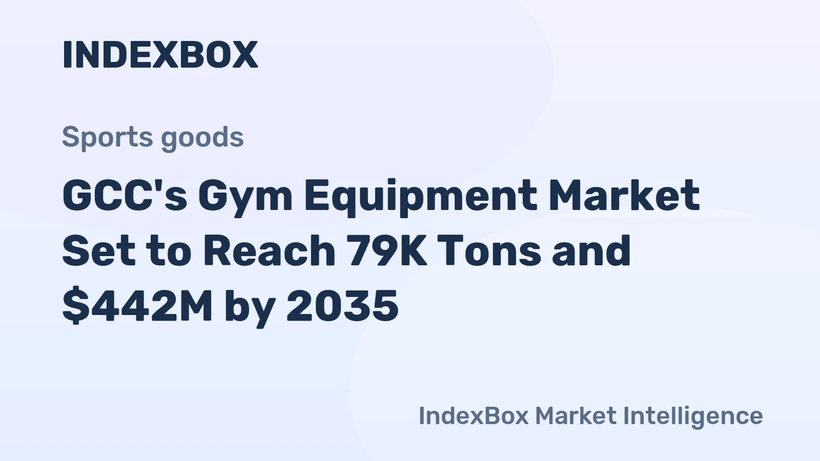 GCC's Gym Equipment Market Set to Reach 79K Tons and $442M by 2035