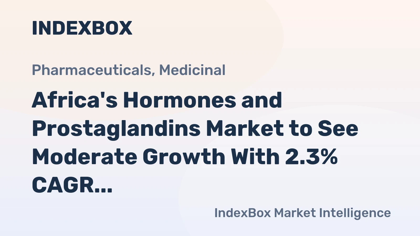 Africa's Hormones and Prostaglandins Market to See Moderate Growth With 2.3% CAGR Through 2035