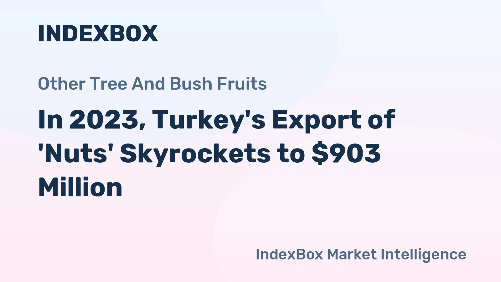 In 2023, Turkey's Export of 'Nuts' Skyrockets to $903 Million