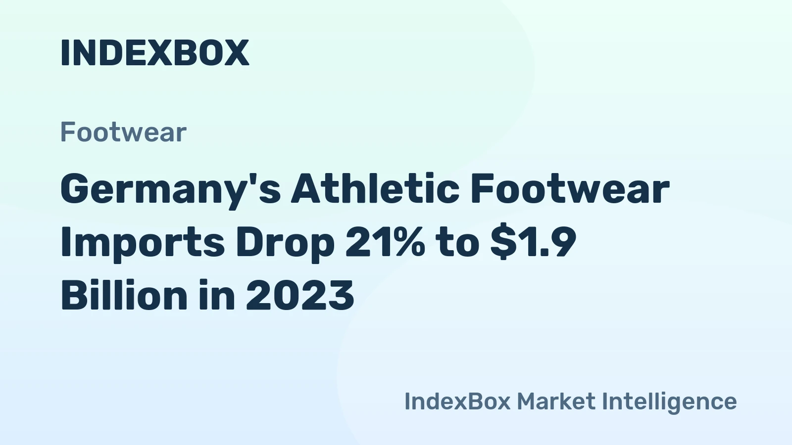 Germany's Athletic Footwear Imports Drop 21% to $1.9 Billion in 2023