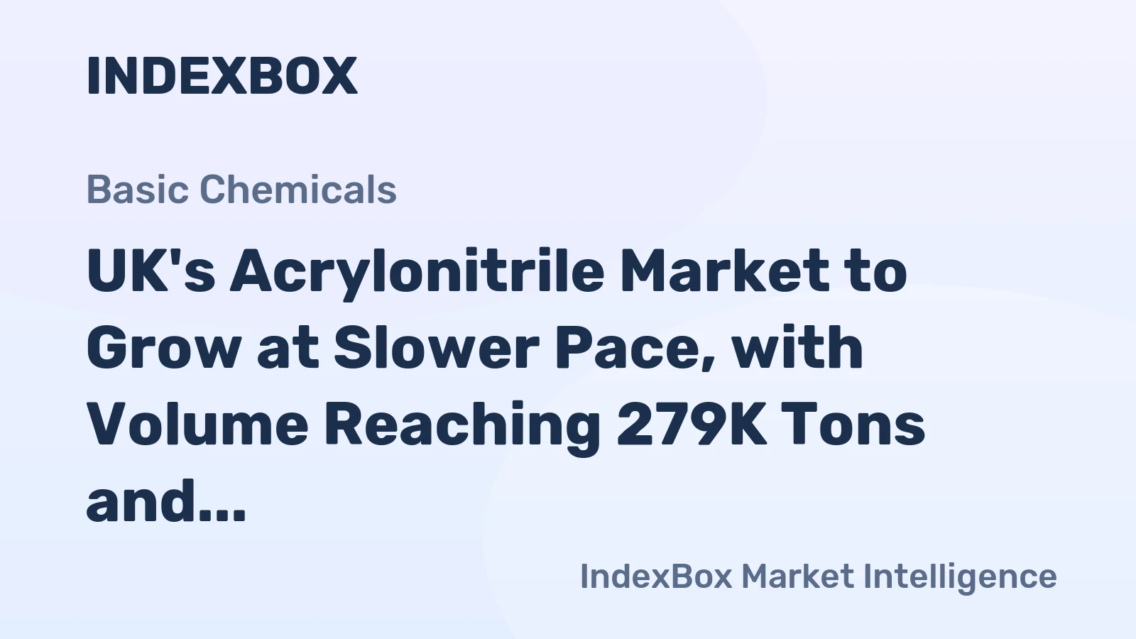 UK's Acrylonitrile Market to Grow at Slower Pace, with Volume Reaching 279K Tons and Value at $575M by 2035