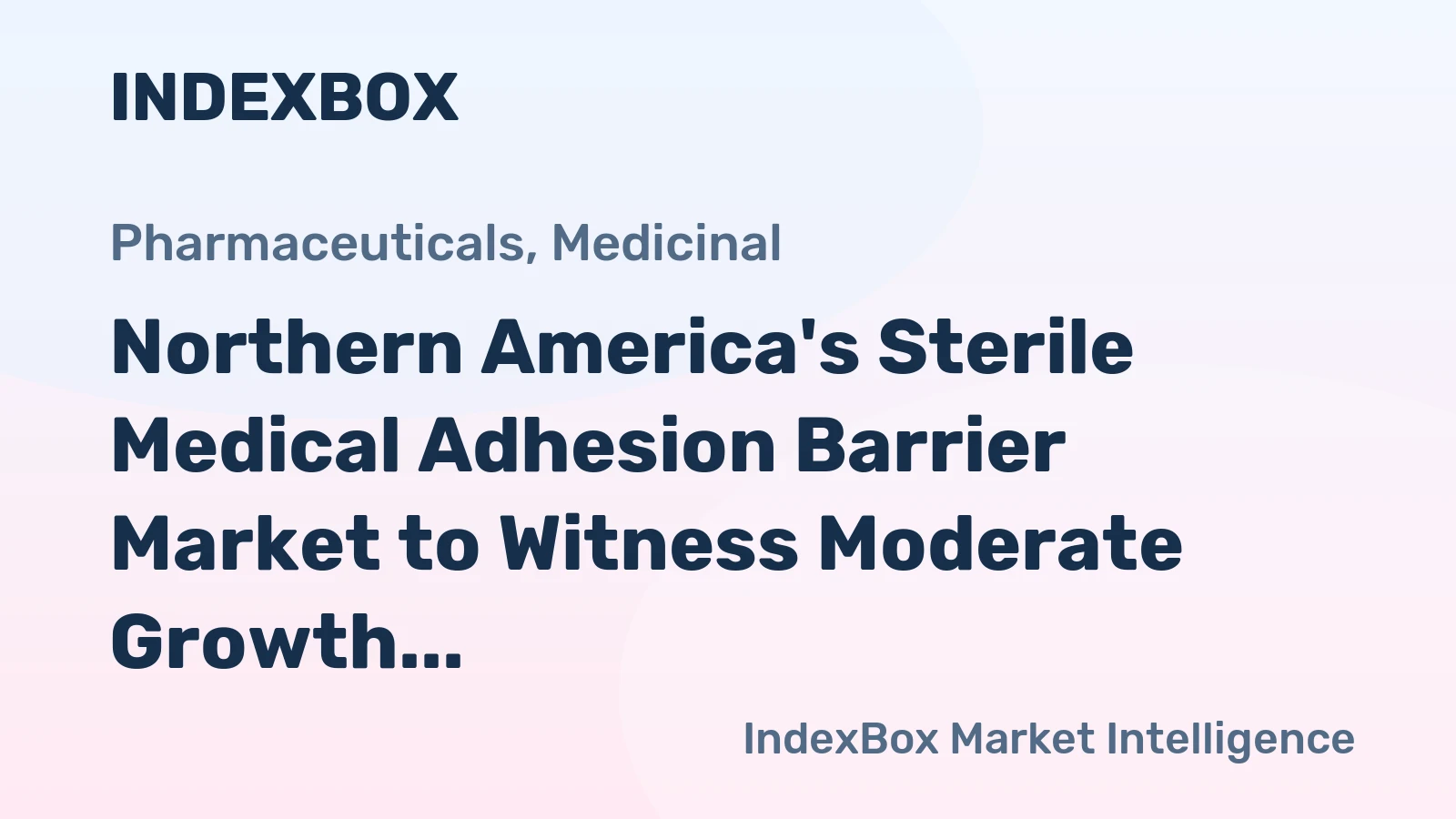 Northern America's Sterile Medical Adhesion Barrier Market to Witness Moderate Growth with a CAGR of +1.7% from 2024 to 2035