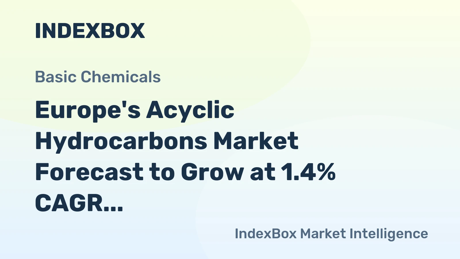 Europe's Acyclic Hydrocarbons Market Forecast to Grow at 1.4% CAGR Through 2035