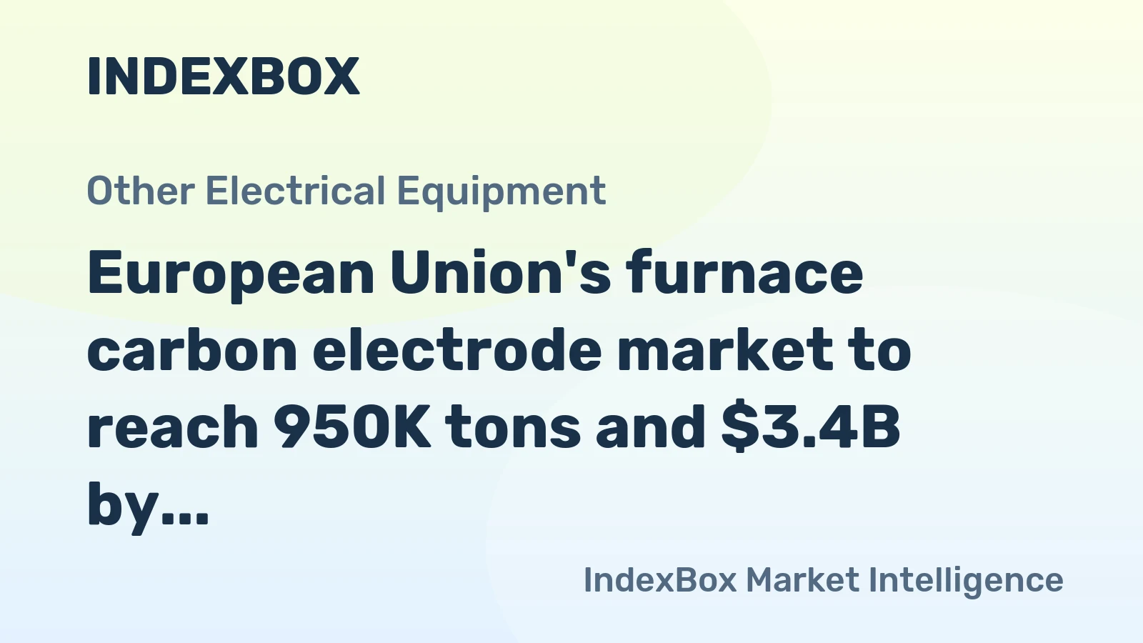 European Union's furnace carbon electrode market to reach 950K tons and $3.4B by 2035, driven by rising demand