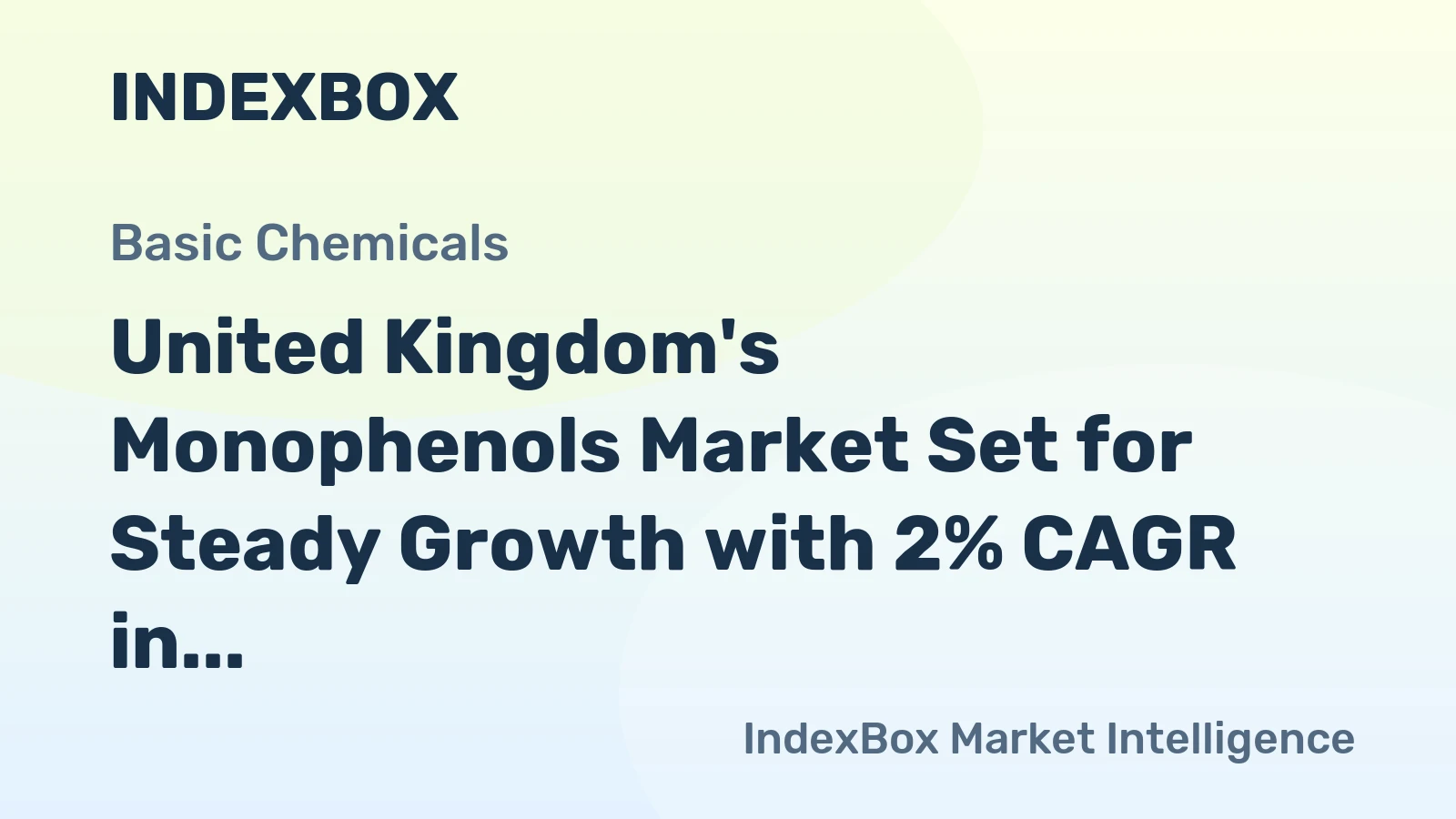 United Kingdom's Monophenols Market Set for Steady Growth with 2% CAGR in Value Through 2035