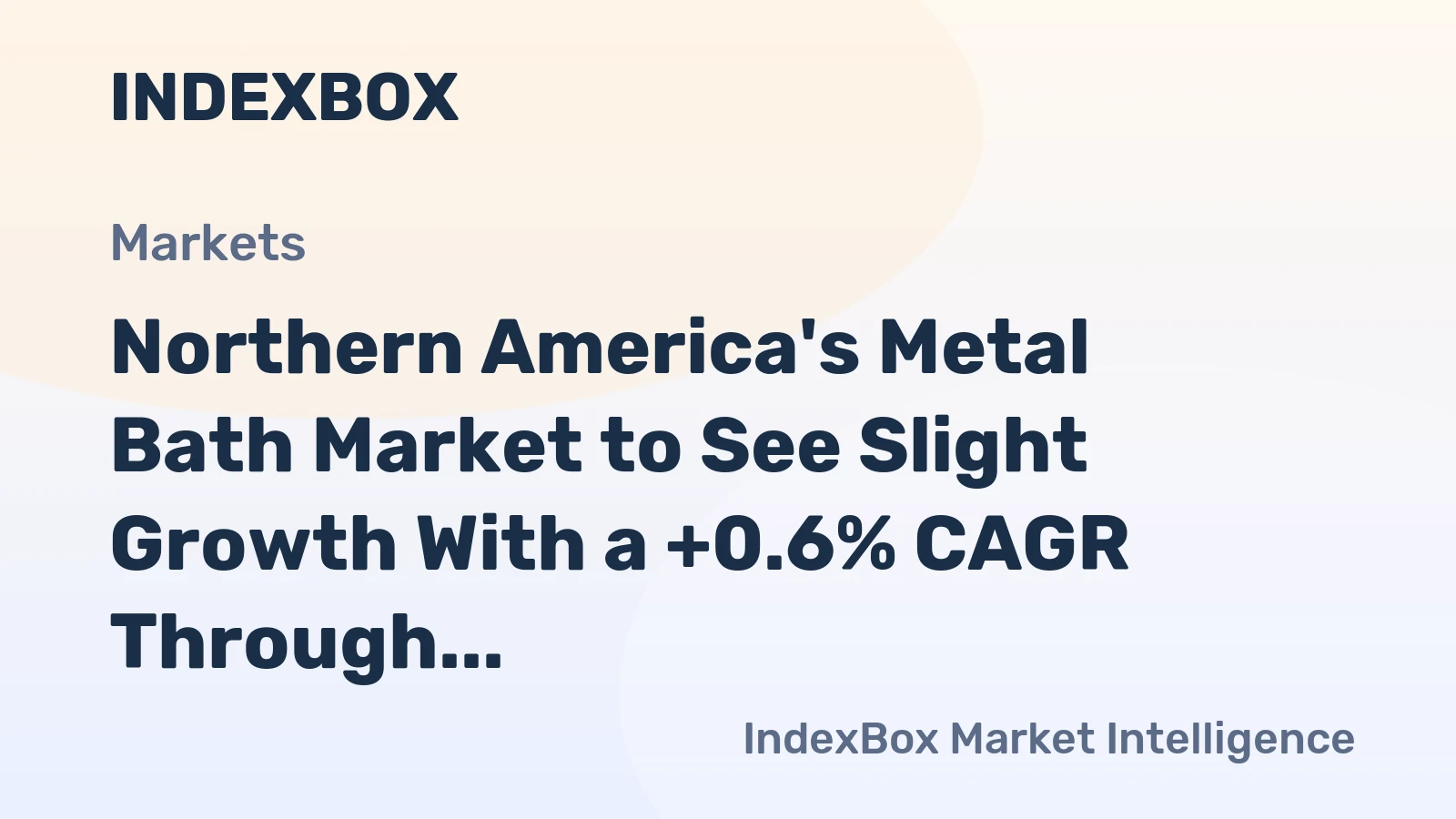 Northern America's Metal Bath Market to See Slight Growth With a +0.6% CAGR Through 2035
