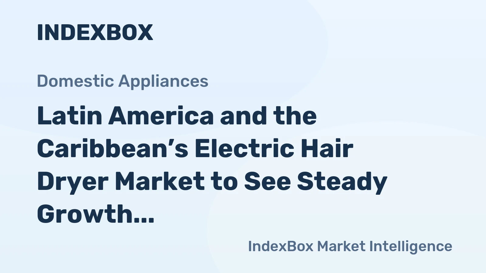 Latin America and the Caribbean’s Electric Hair Dryer Market to See Steady Growth with 1.3% CAGR