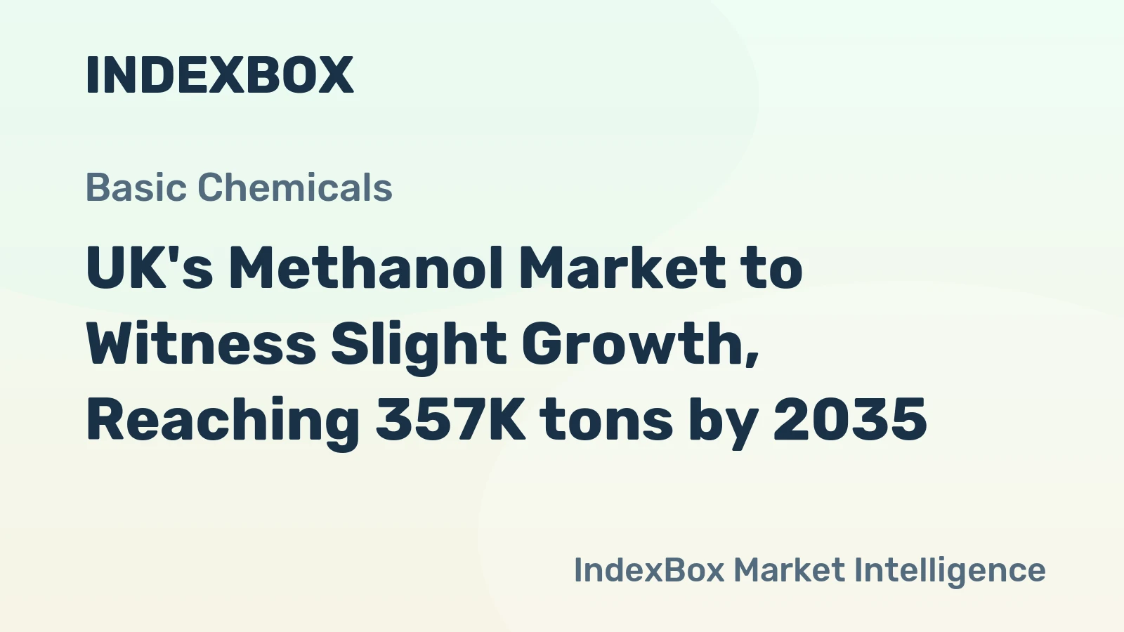 UK's Methanol Market to Witness Slight Growth, Reaching 357K tons by 2035