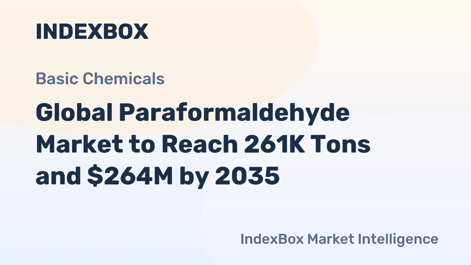 Global Paraformaldehyde Market to Reach 261K Tons and $264M by 2035