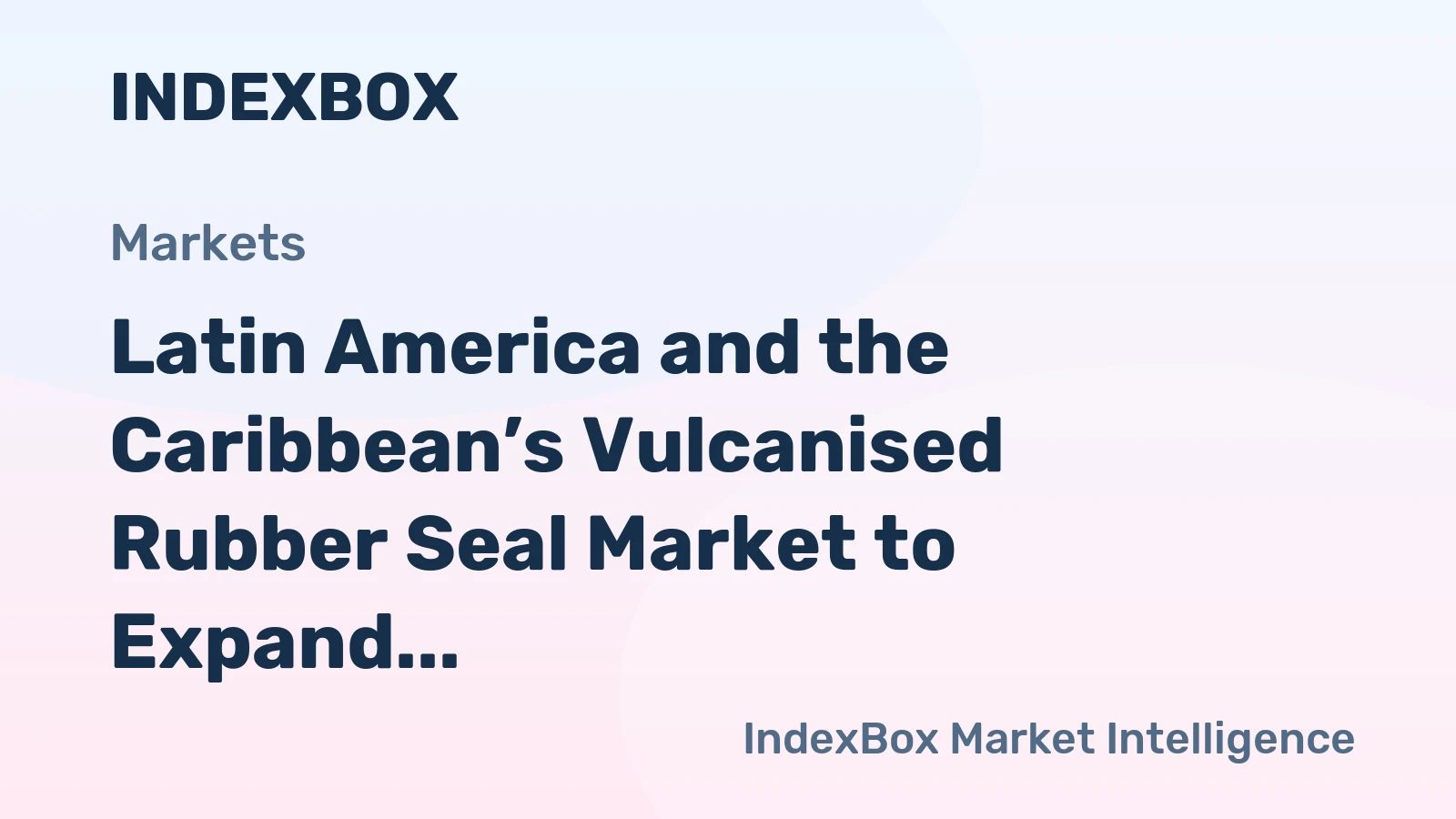 Latin America and the Caribbean’s Vulcanised Rubber Seal Market to Expand at a 0.5% CAGR Through 2035