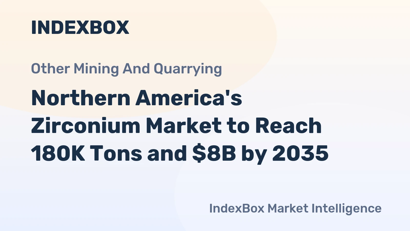 Northern America's Zirconium Market to Reach 180K Tons and $8B by 2035