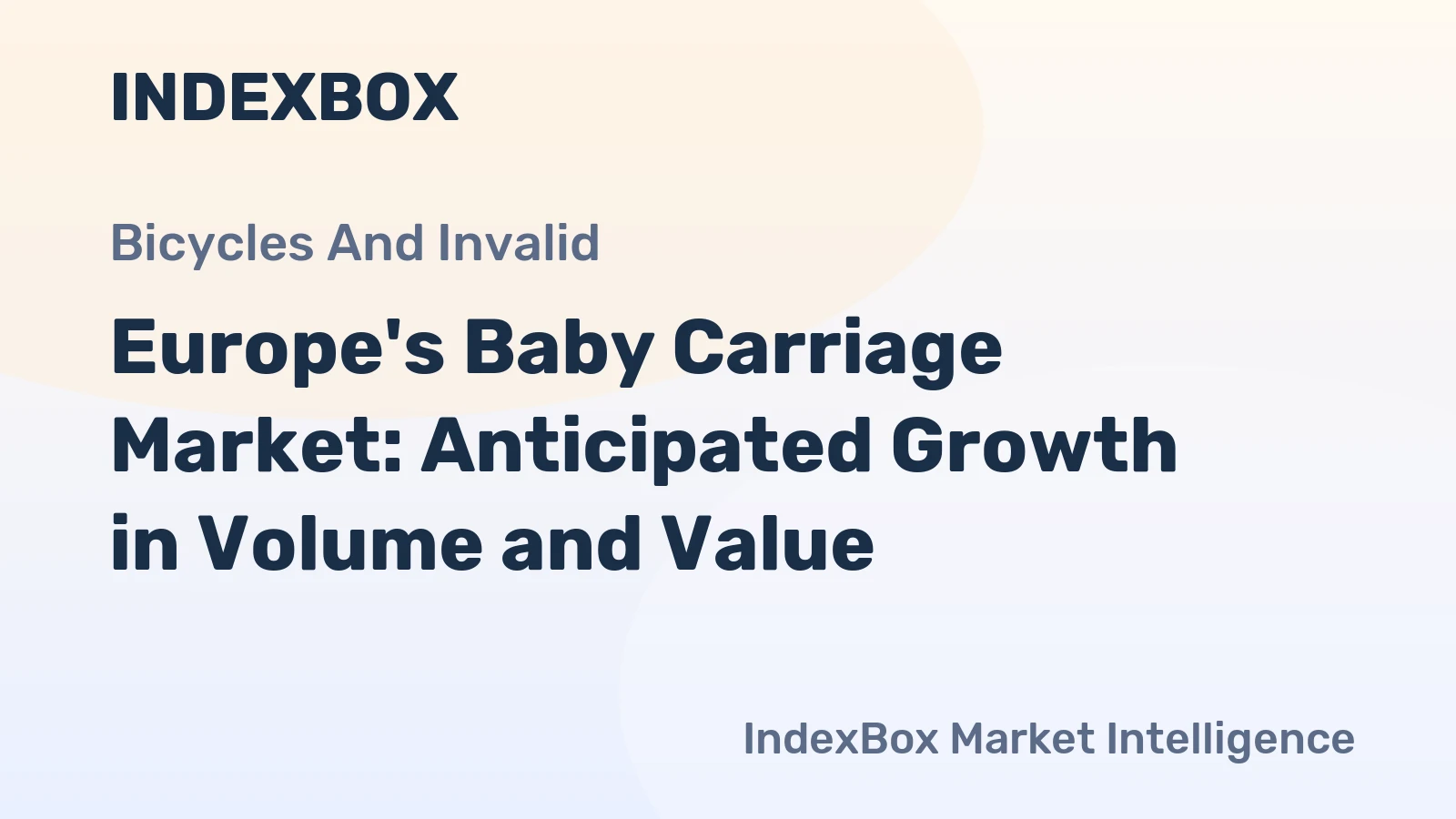 Europe's Baby Carriage Market: Anticipated Growth in Volume and Value
