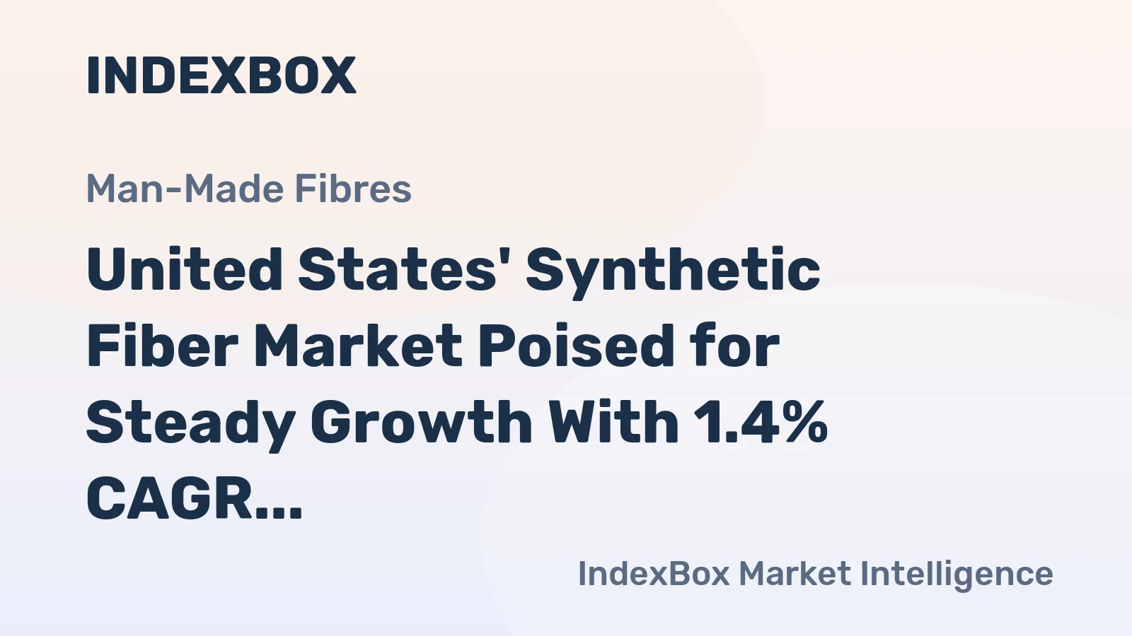 United States' Synthetic Fiber Market Poised for Steady Growth With 1.4% CAGR in Value Through 2035