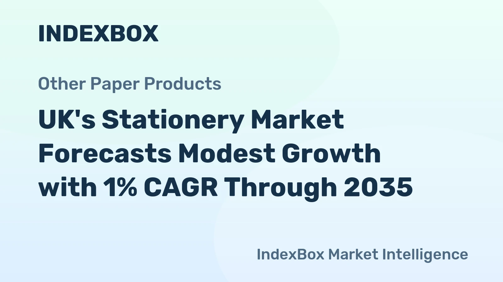 UK's Stationery Market Forecasts Modest Growth with 1% CAGR Through 2035