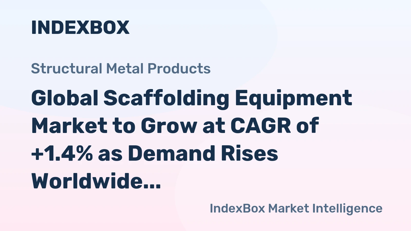 Global Scaffolding Equipment Market to Grow at CAGR of +1.4% as Demand Rises Worldwide