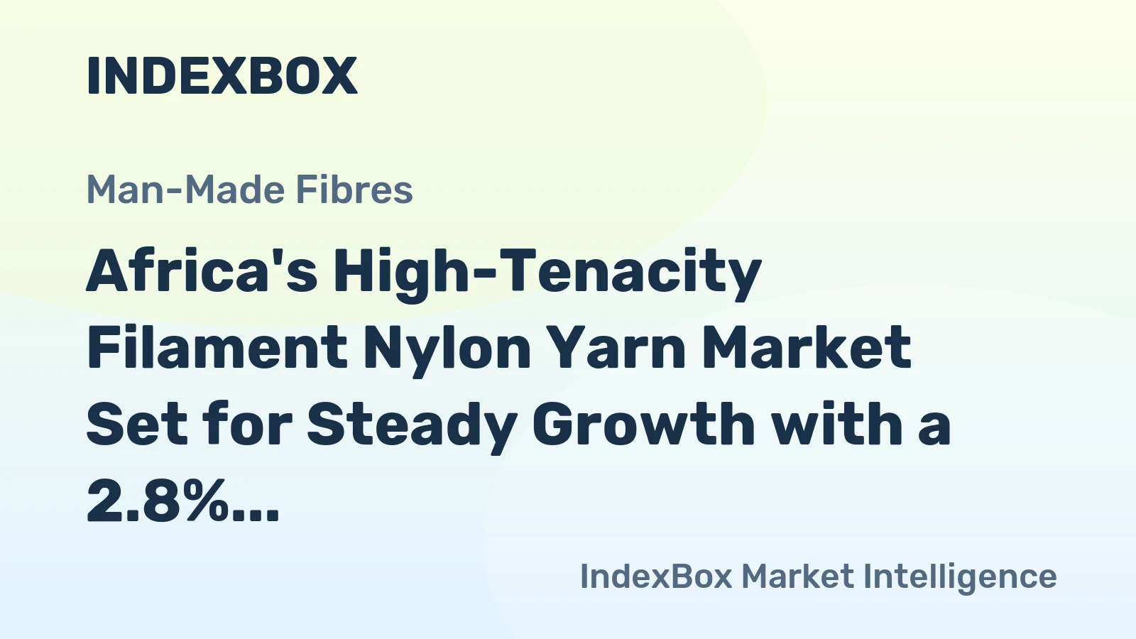 Africa's High-Tenacity Filament Nylon Yarn Market Set for Steady Growth with a 2.8% CAGR in Value