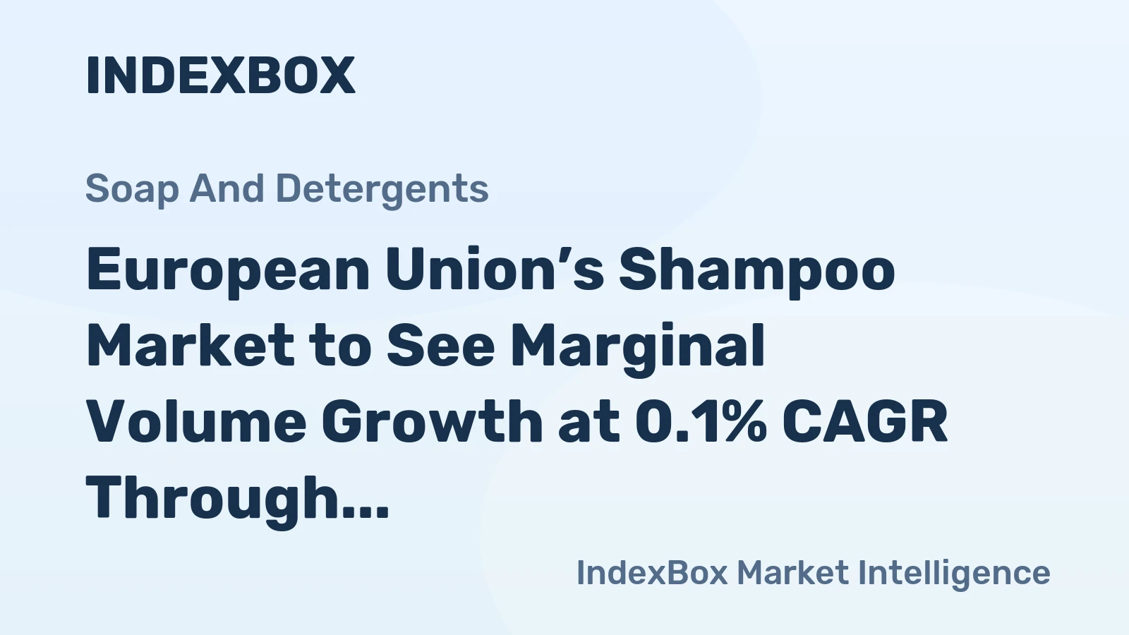 European Union’s Shampoo Market to See Marginal Volume Growth at 0.1% CAGR Through 2035