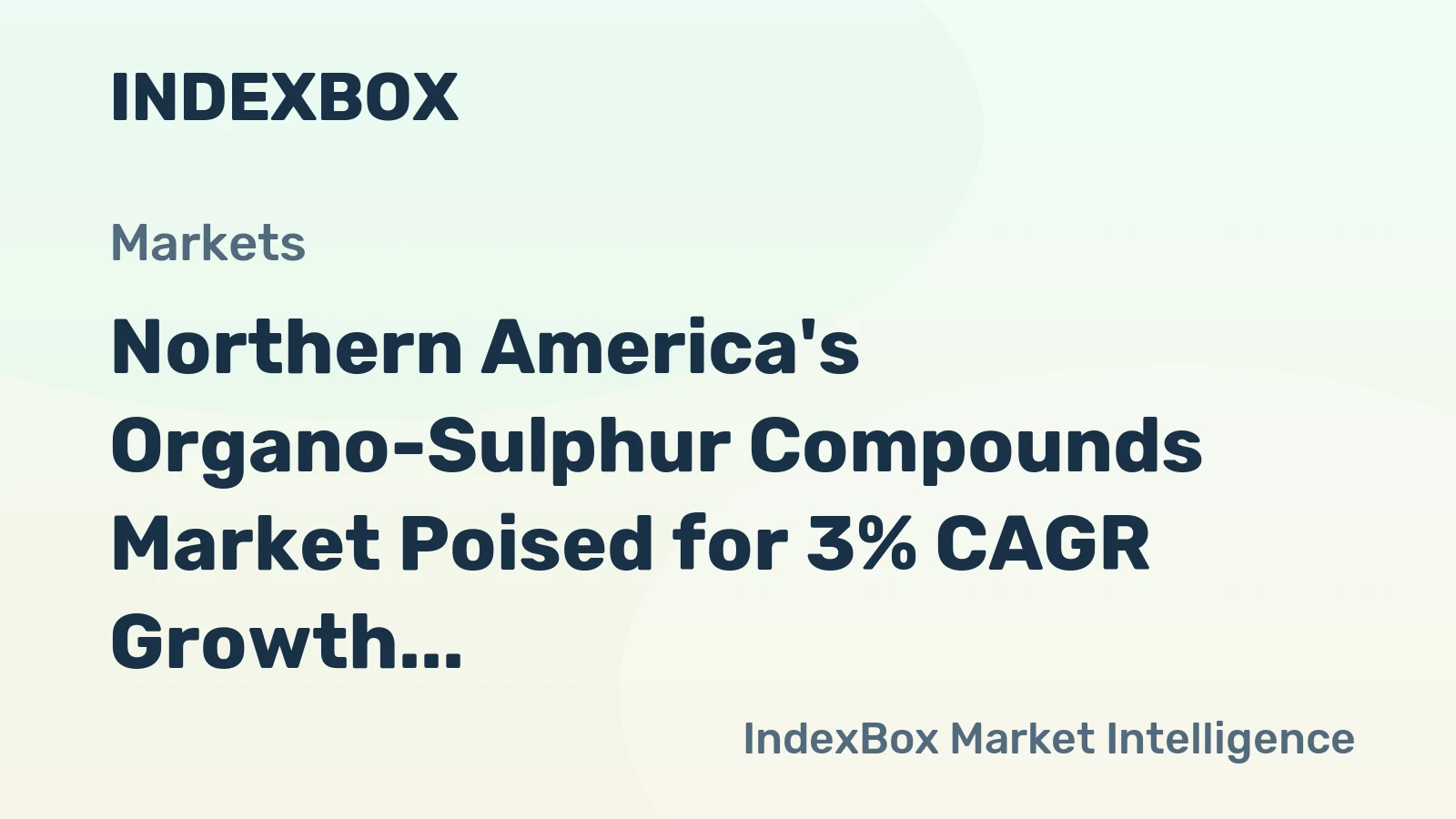 Northern America's Organo-Sulphur Compounds Market Poised for 3% CAGR Growth Through 2035