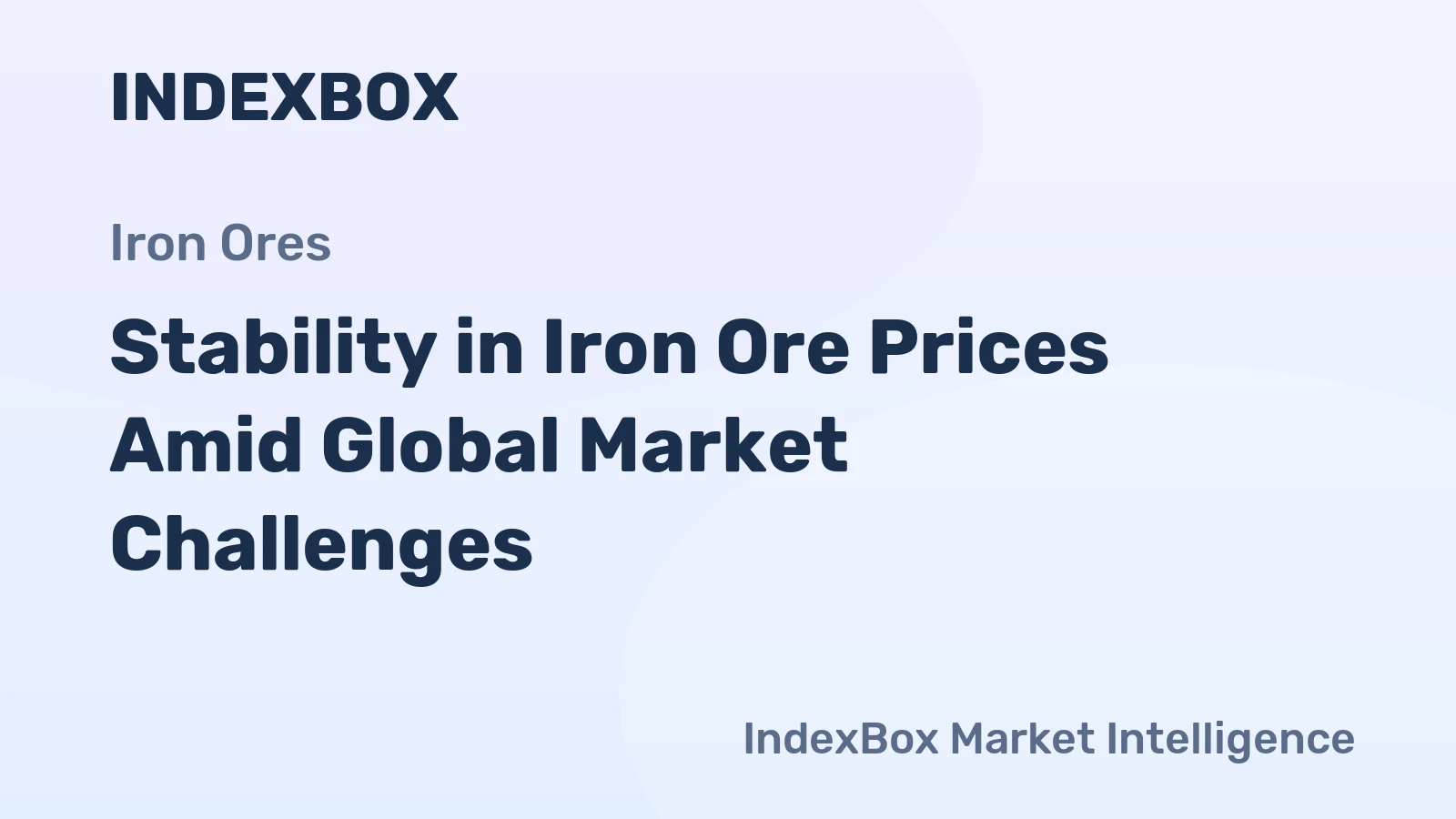 Stability in Iron Ore Prices Amid Global Market Challenges