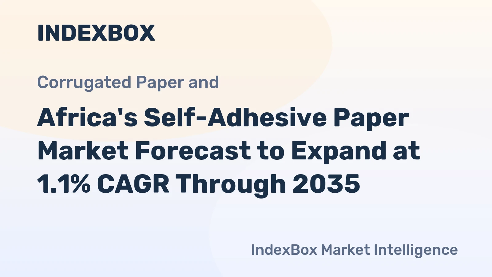 Africa's Self-Adhesive Paper Market Forecast to Expand at 1.1% CAGR Through 2035
