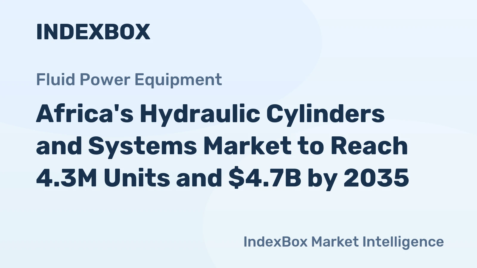 Africa's Hydraulic Cylinders and Systems Market to Reach 4.3M Units and $4.7B by 2035