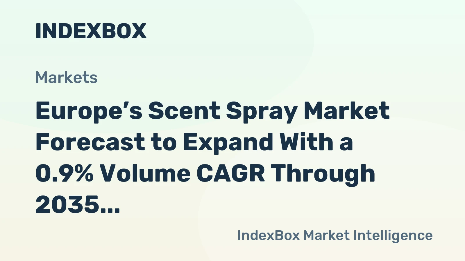 Europe’s Scent Spray Market Forecast to Expand With a 0.9% Volume CAGR Through 2035