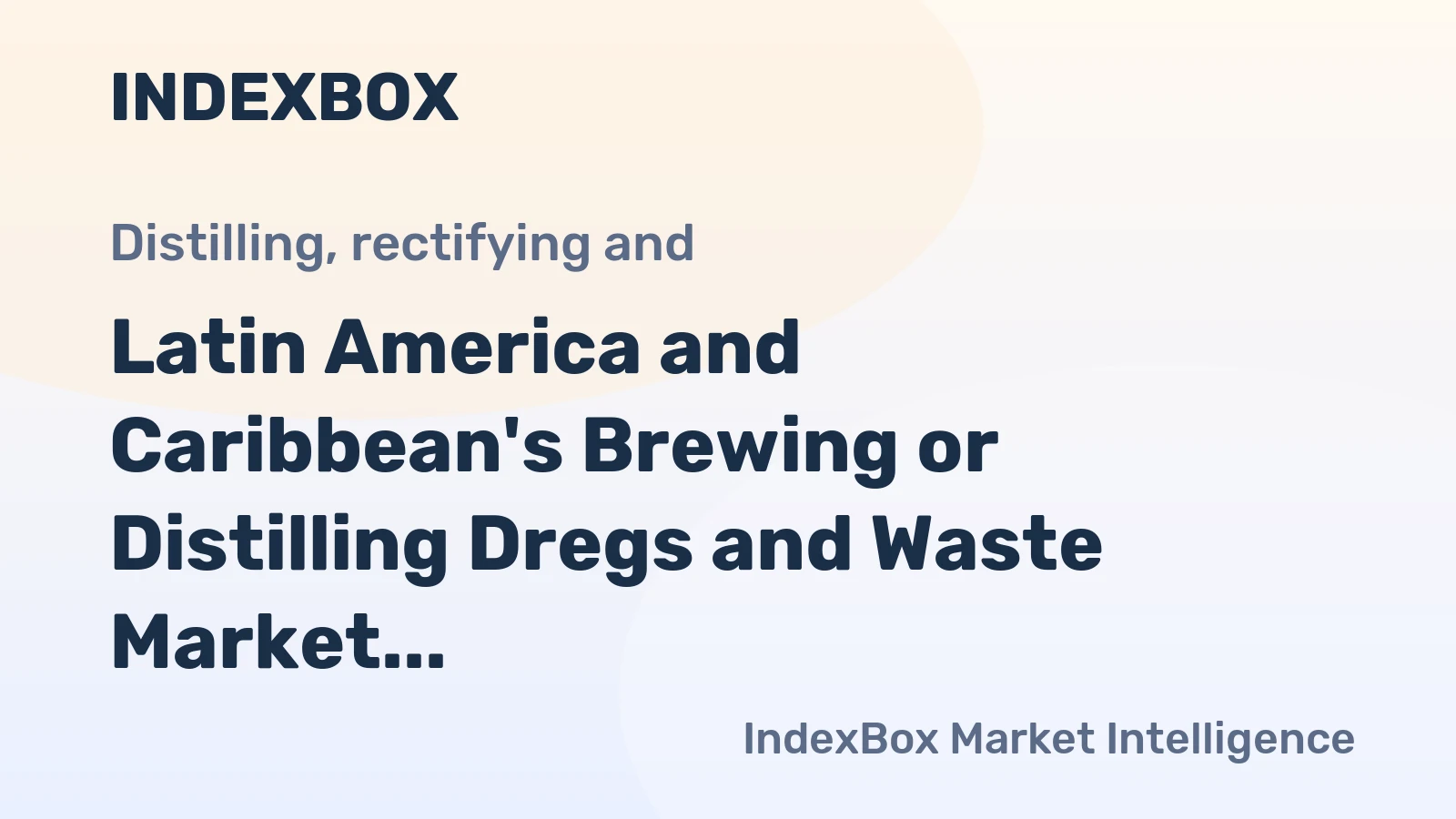 Latin America and Caribbean's Brewing or Distilling Dregs and Waste Market Expected to Reach 9.9M tons by 2035, Valued at $3.1B