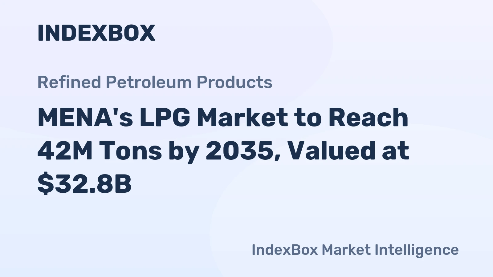 MENA's LPG Market to Reach 42M Tons by 2035, Valued at $32.8B