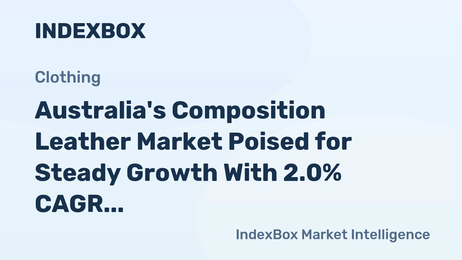 Australia's Composition Leather Market Poised for Steady Growth With 2.0% CAGR in Value Through 2035
