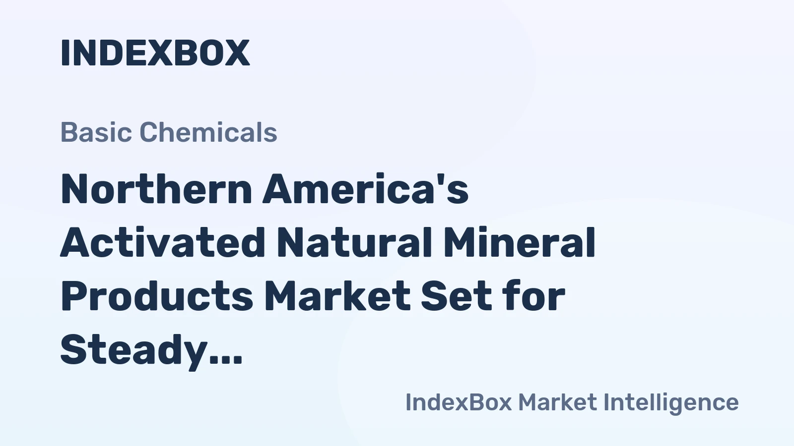 Northern America's Activated Natural Mineral Products Market Set for Steady Growth with +0.6% CAGR Through 2035