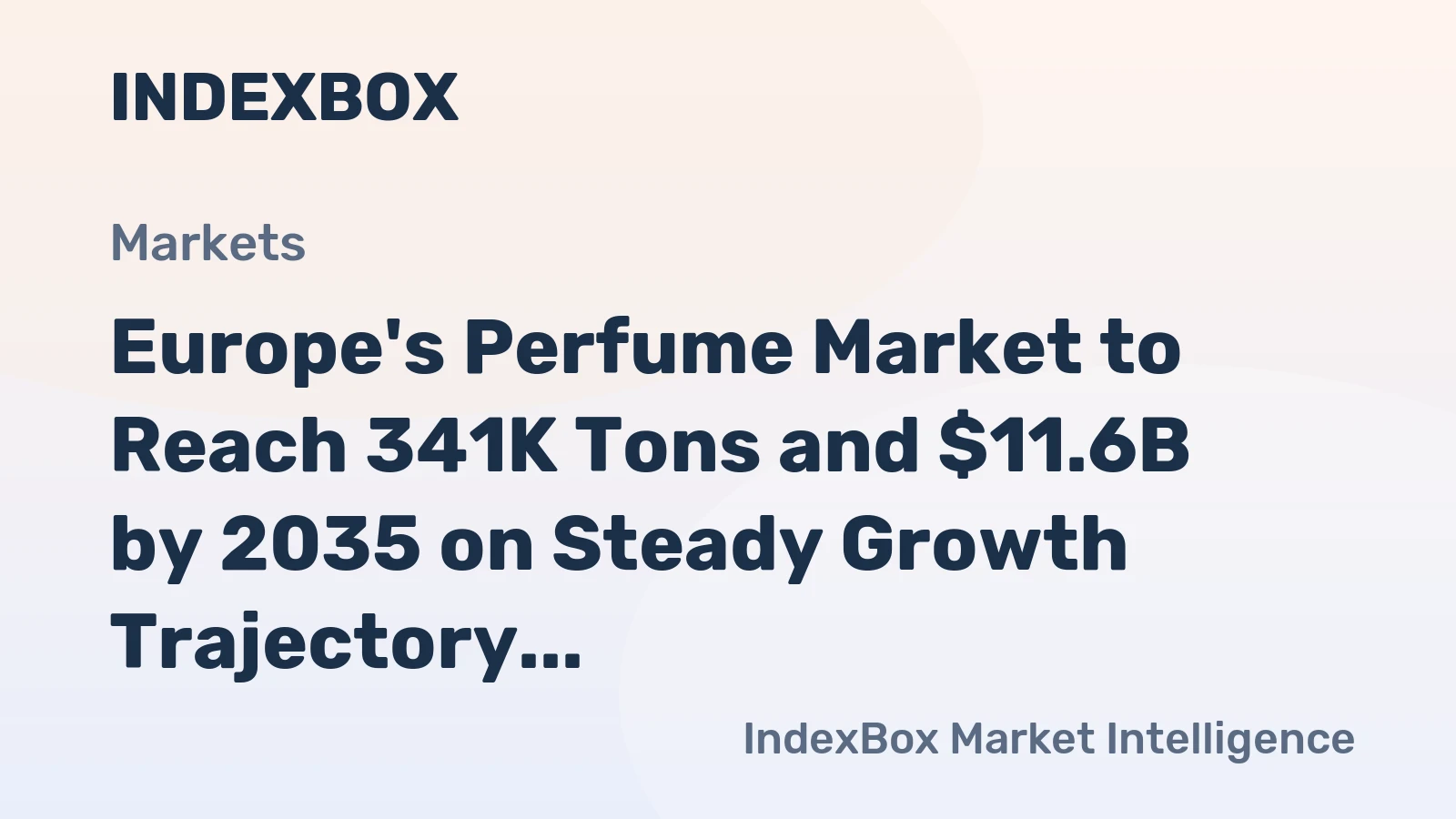 Europe's Perfume Market to Reach 341K Tons and $11.6B by 2035 on Steady Growth Trajectory