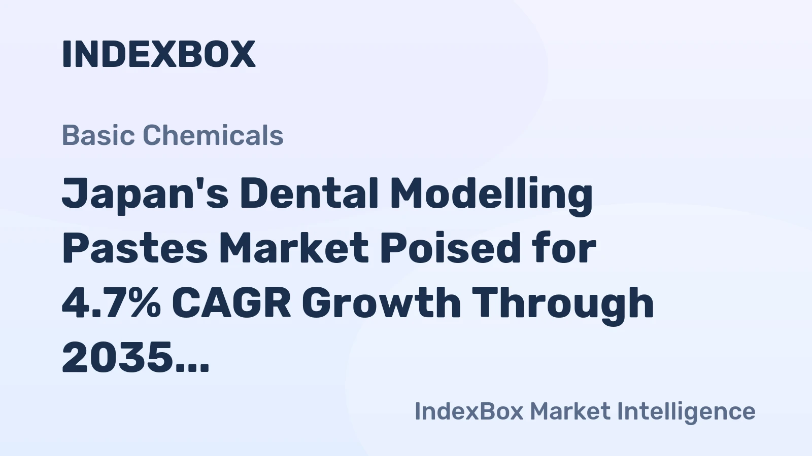 Japan's Dental Modelling Pastes Market Poised for 4.7% CAGR Growth Through 2035