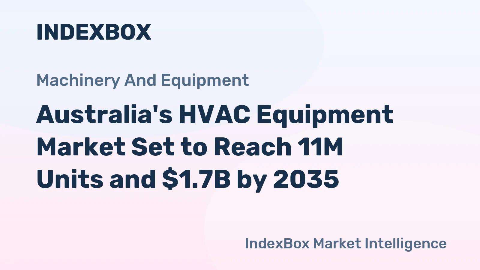 Australia's HVAC Equipment Market Set to Reach 11M Units and $1.7B by 2035