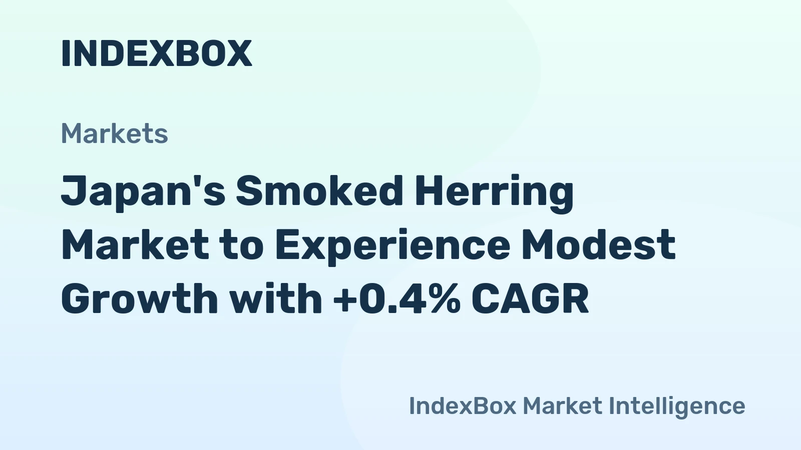 Japan's Smoked Herring Market to Experience Modest Growth with +0.4% CAGR