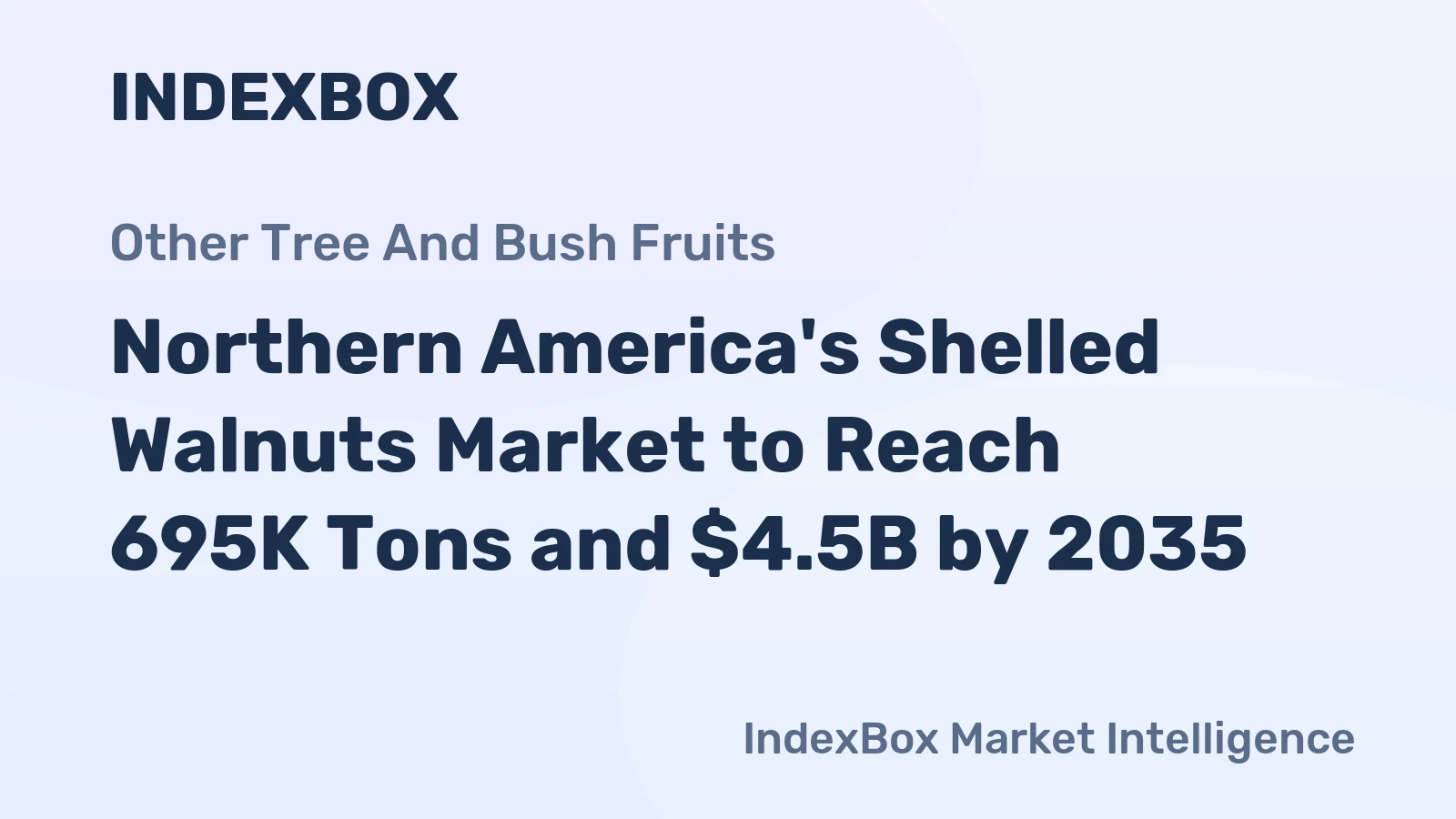 Northern America's Shelled Walnuts Market to Reach 695K Tons and $4.5B by 2035