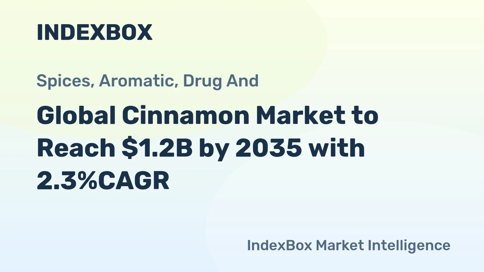 Global Cinnamon Market to Reach $1.2B by 2035 with 2.3%CAGR