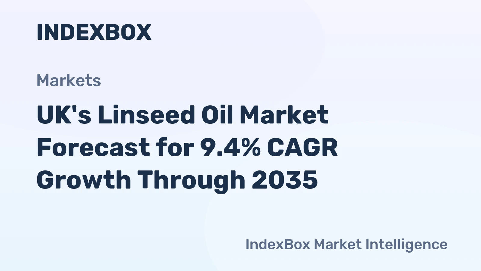 UK's Linseed Oil Market Forecast for 9.4% CAGR Growth Through 2035