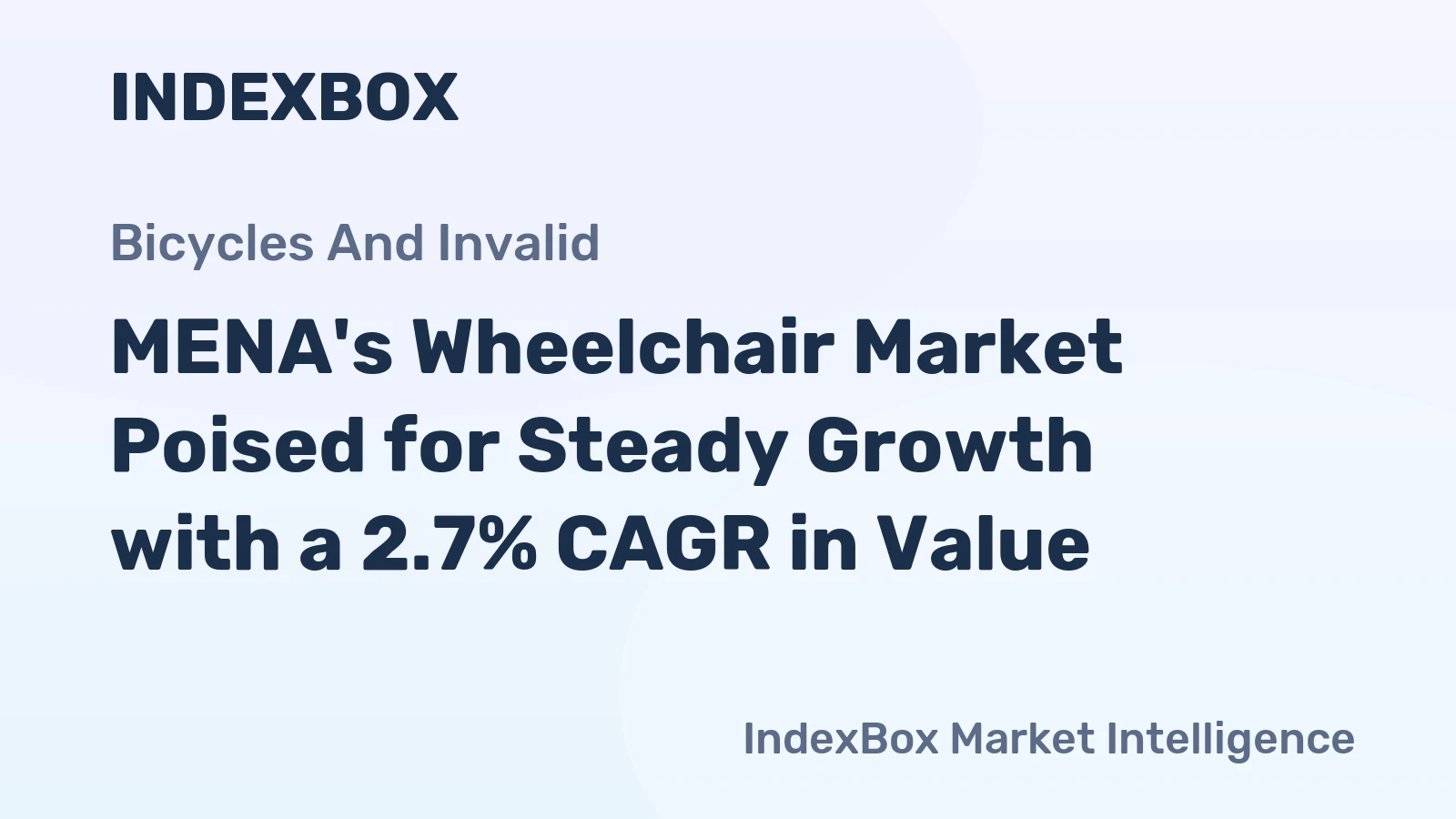 MENA's Wheelchair Market Poised for Steady Growth with a 2.7% CAGR in Value