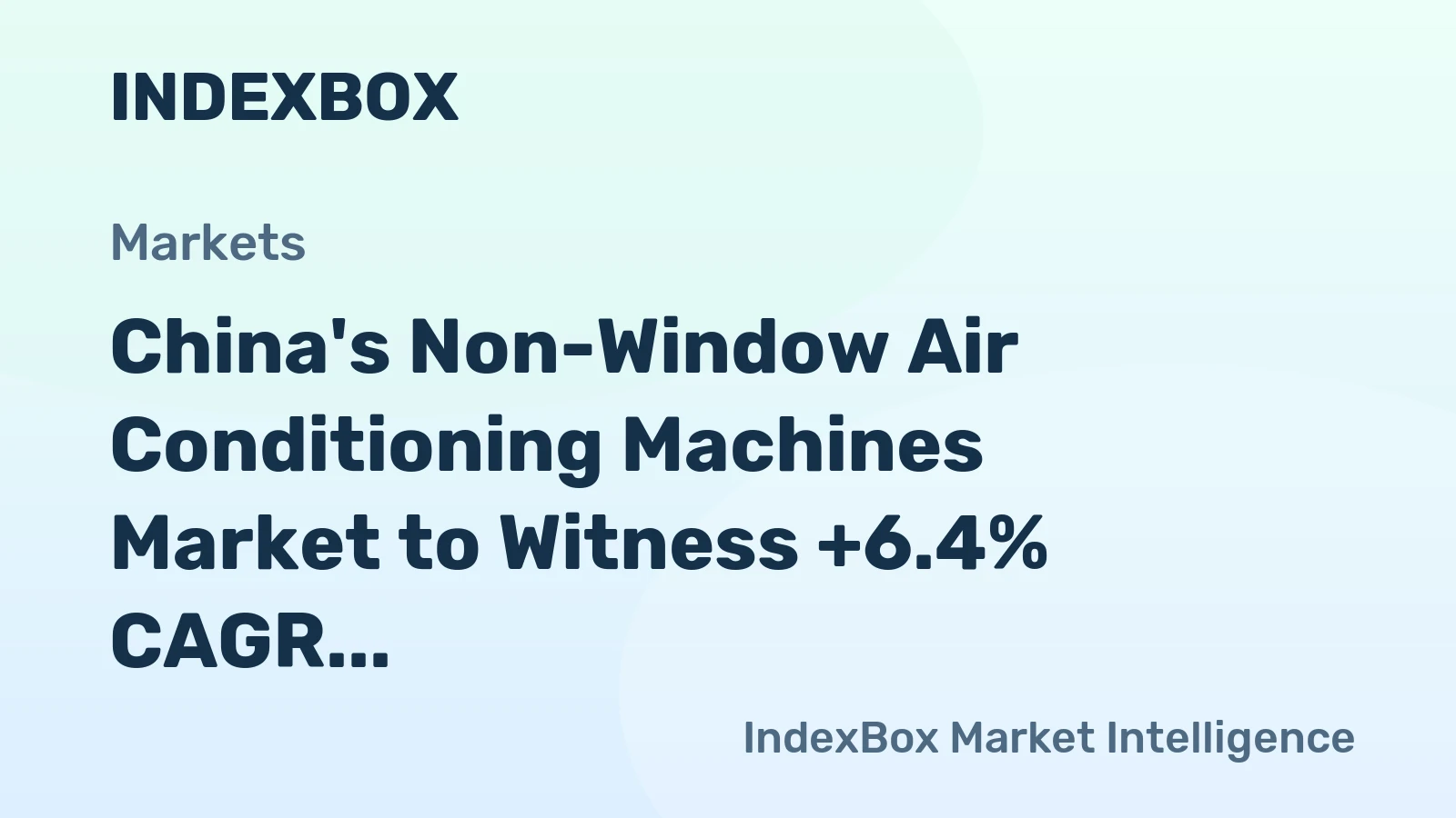 China's Non-Window Air Conditioning Machines Market to Witness +6.4% CAGR Growth by 2035