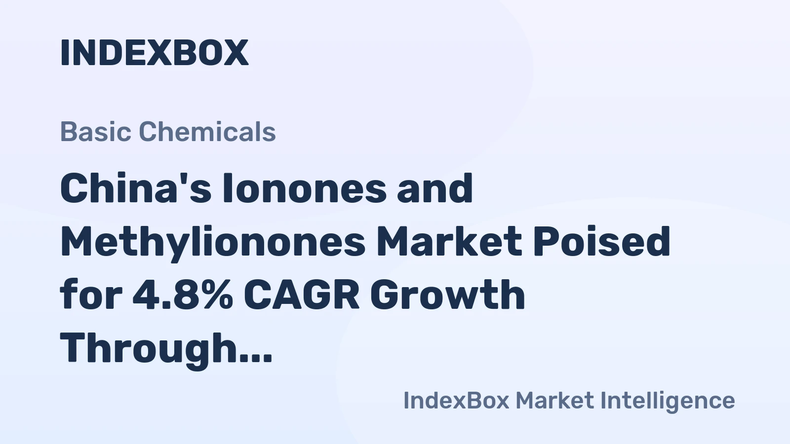 China's Ionones and Methylionones Market Poised for 4.8% CAGR Growth Through 2035